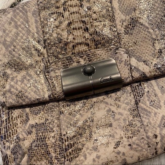 Coach | Bags | Coach Snakeskin Print Crossbody Purse | Poshmark